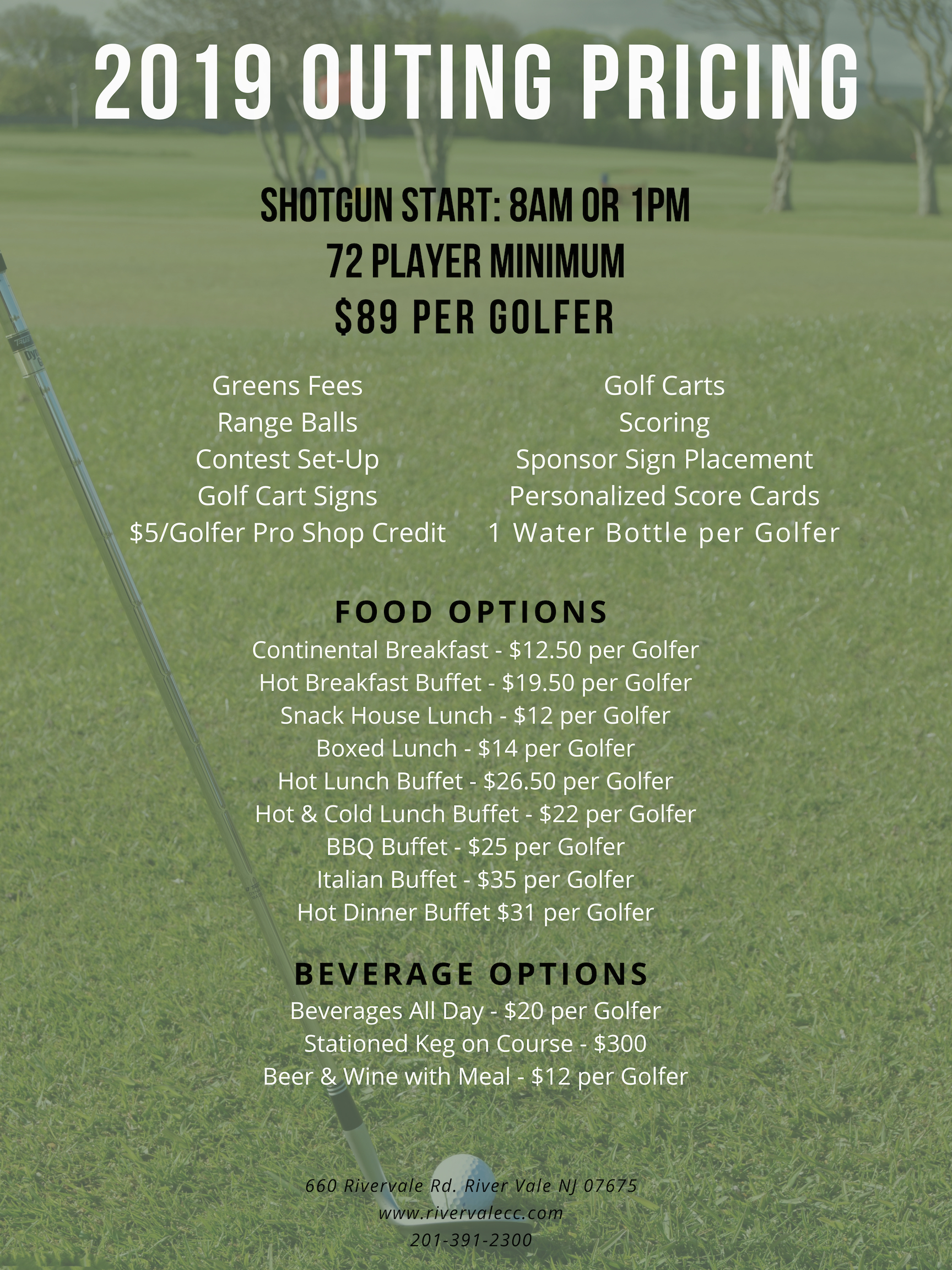 Outings - River Vale Country Club